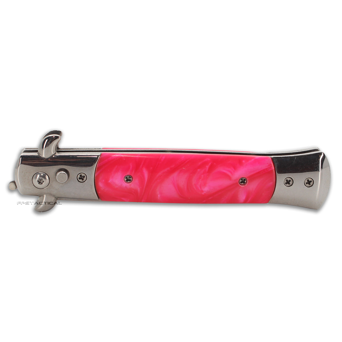 FPSTACTICAL Pink Italian Style Stiletto Switchblade Mirror Polish / Ch ...